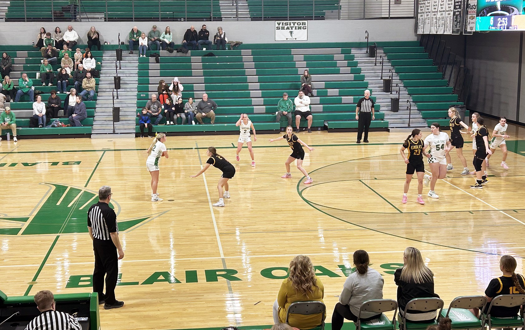 Shorthanded Blair Oaks girls basketball team falls to Vienna ...