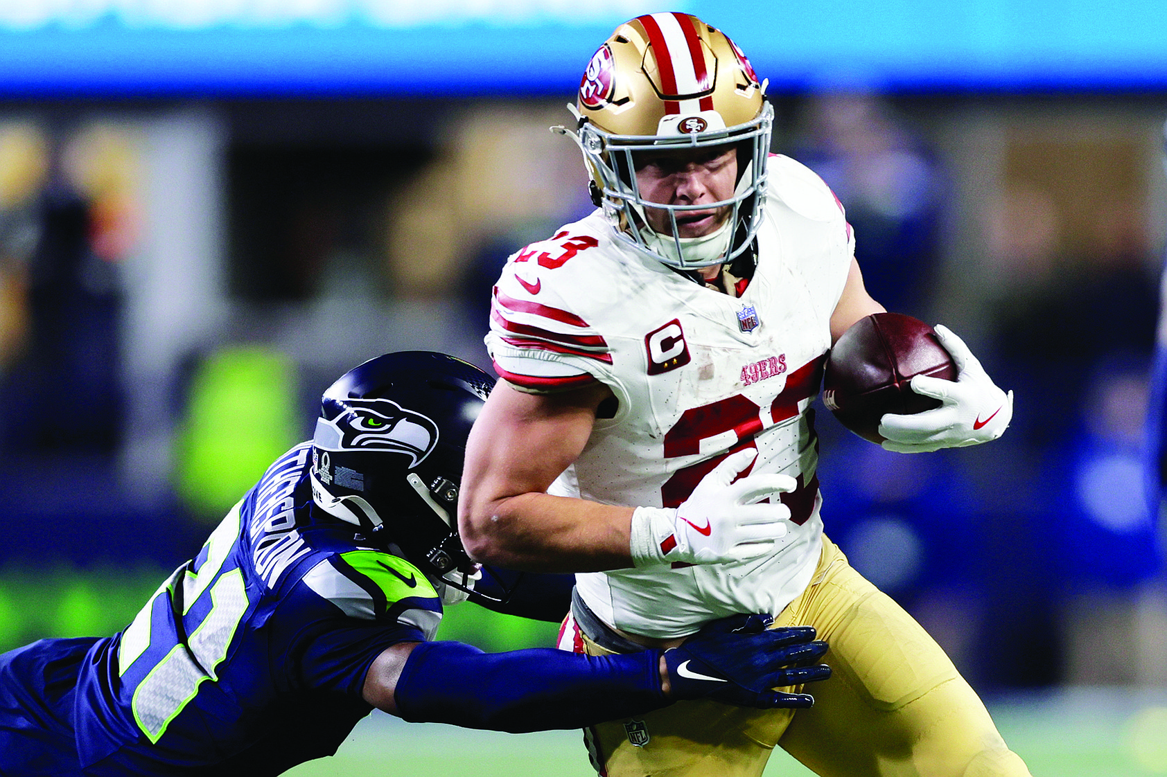 AP NFL MVP finalists are Allen, Lawrence, Maye, McCaffrey and Stafford ...