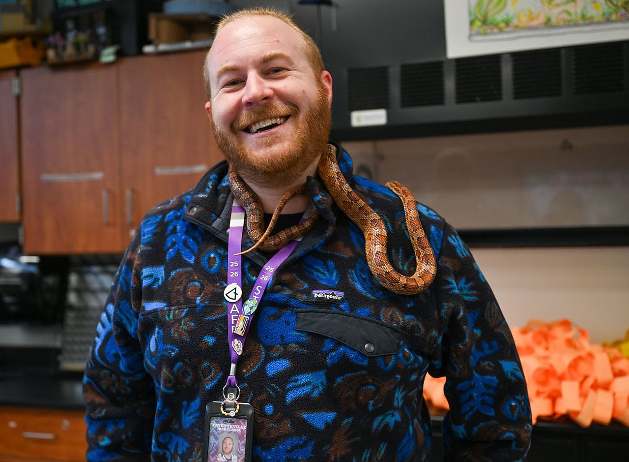 Fayetteville biology teacher and ‘nature freak’ Matt Holden is ...
