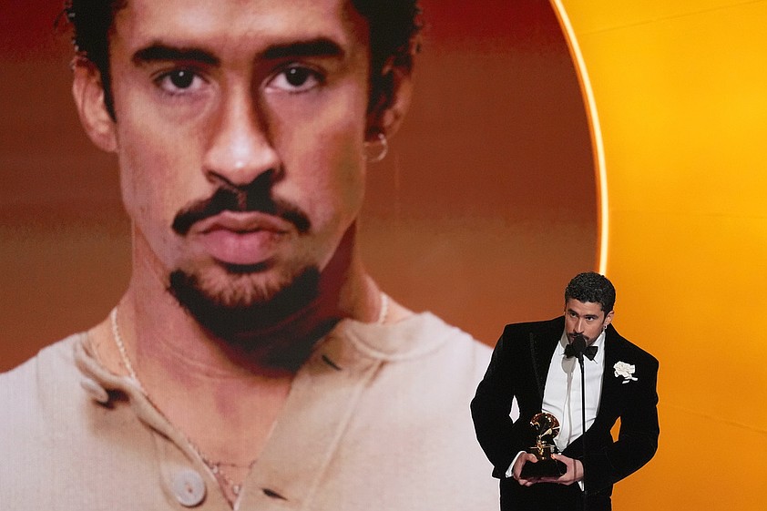 Bad Bunny wins album of the year at the 2026 Grammy Awards, a first for ...