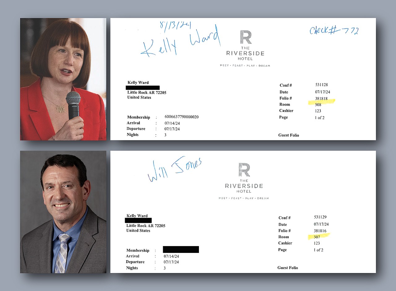 Prosecuting Attorney Will Jones, Kelly Ward expensed 11 trips together ...