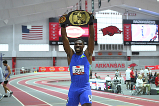 Olympic gold medalist Noah Lyles runs personal best indoor 200 time at ...