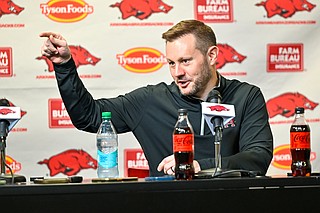 Arkansas football notebook: Silverfield, coordinators settle into ...