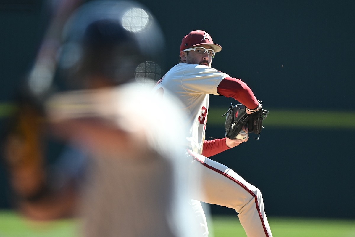 Colin Fisher allows 1 hit as Arkansas baseball sweeps Xavier with 11-0 ...