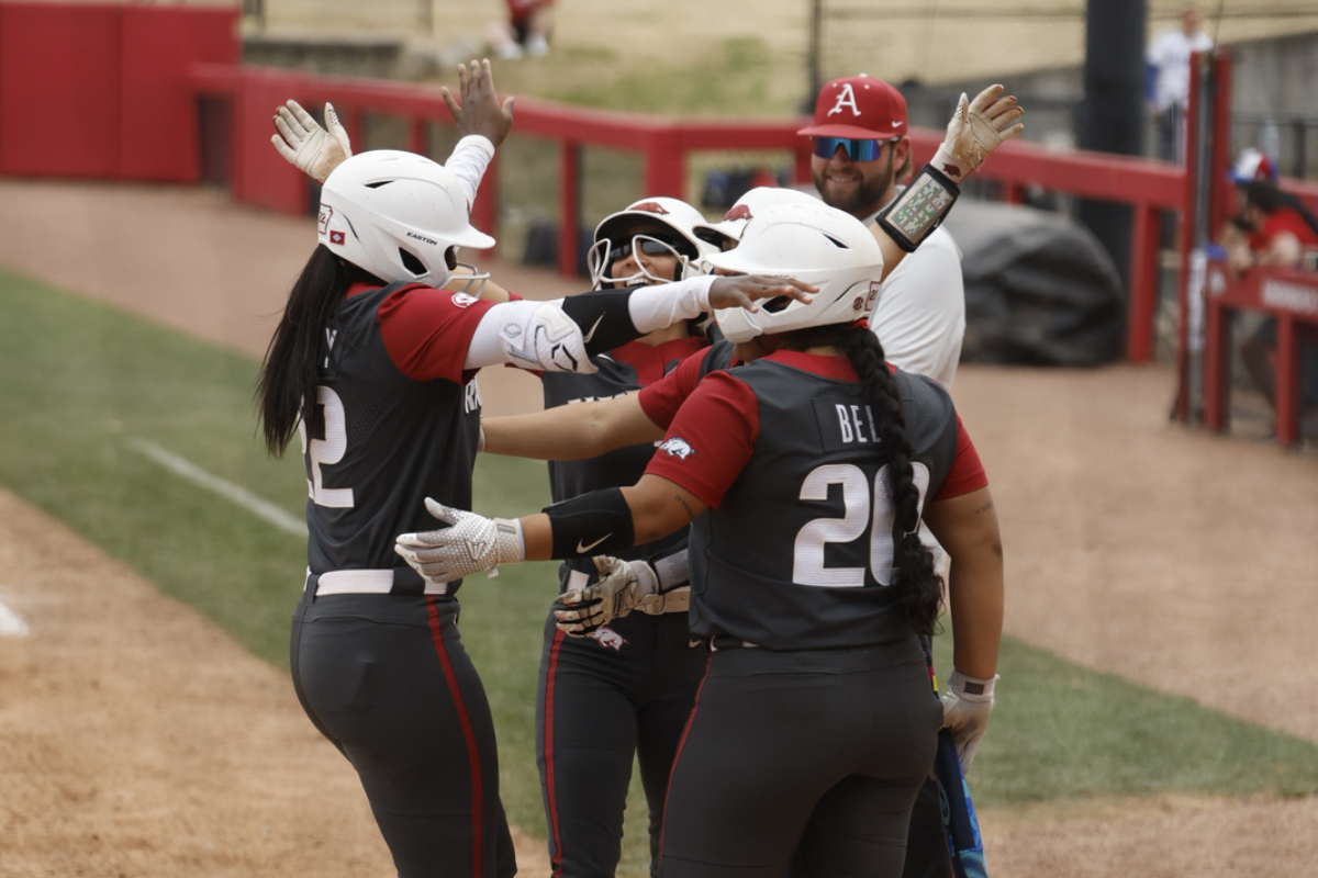 Dakota Kennedy hits 3 homers, No. 8 Arkansas softball routs Kansas ...