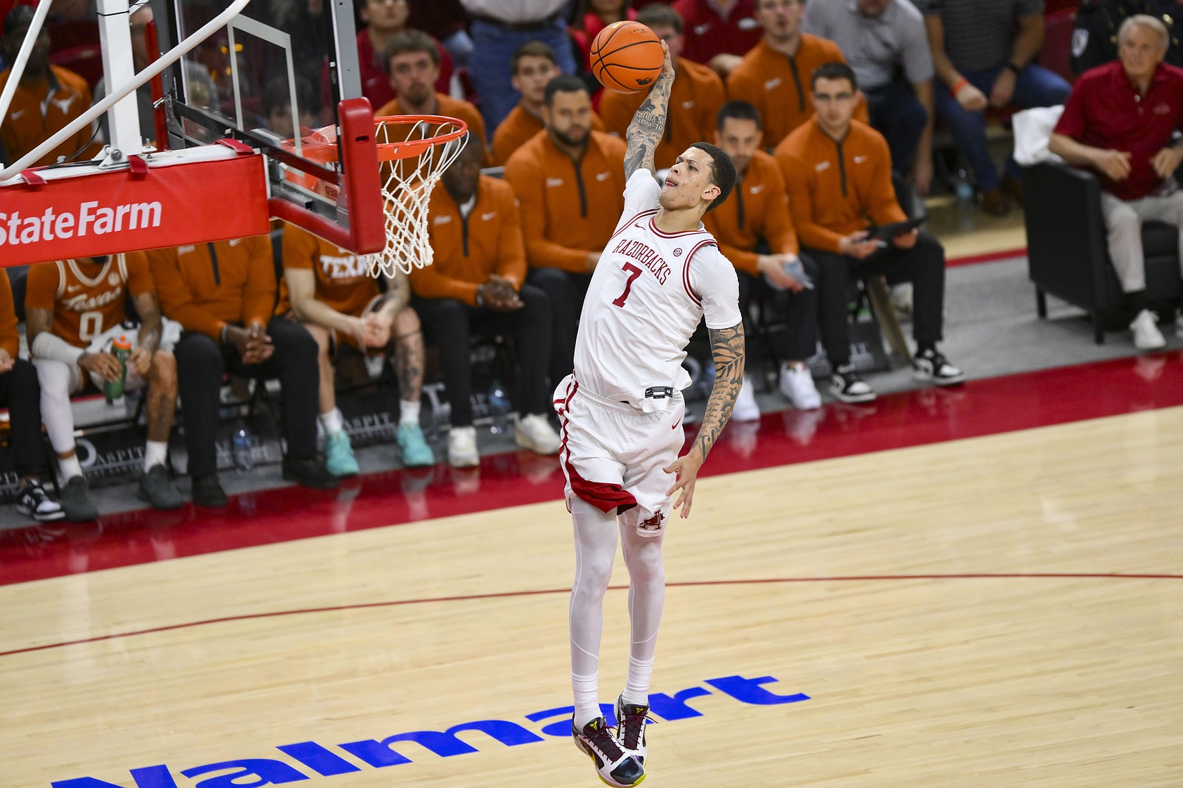 Trevon Brazile makes his final Arkansas basketball game at Bud Walton ...