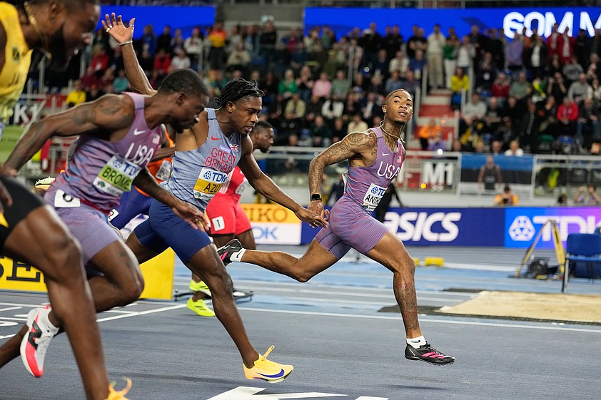 Former Razorback Jordan Anthony wins 60m title at World Indoor ...