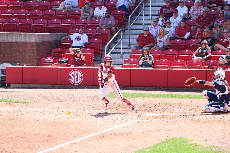 Reagan Johnson on brink of history as No. 9 Arkansas hits the road to ...