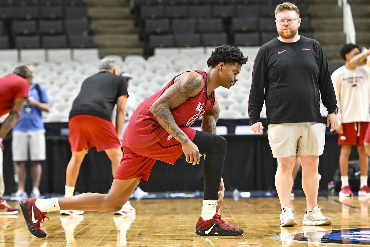 Arkansas basketball's Nick Pringle hoping to return in NCAA Tournament ...