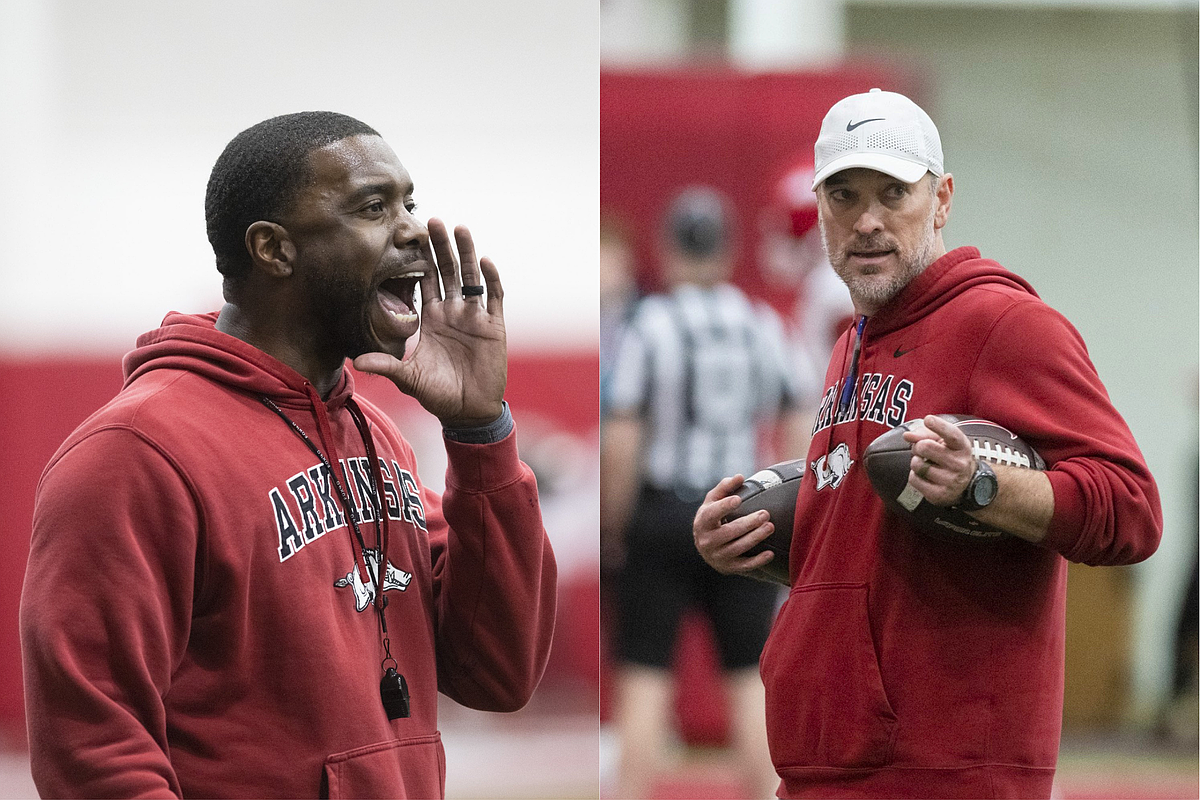 Larry Smith, Mitch Stewart, players press conference: Arkansas football ...