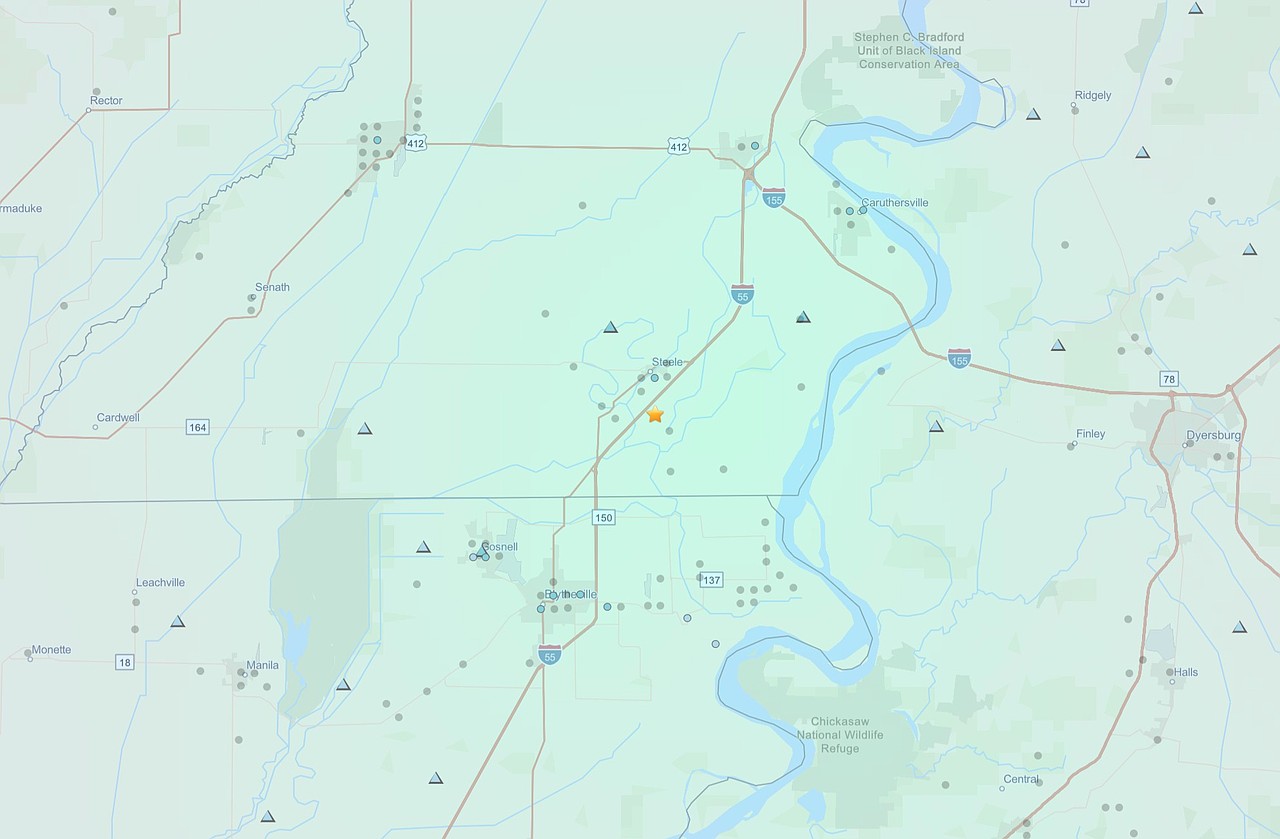 Small earthquake hits southeast Missouri; no damage reported in ...