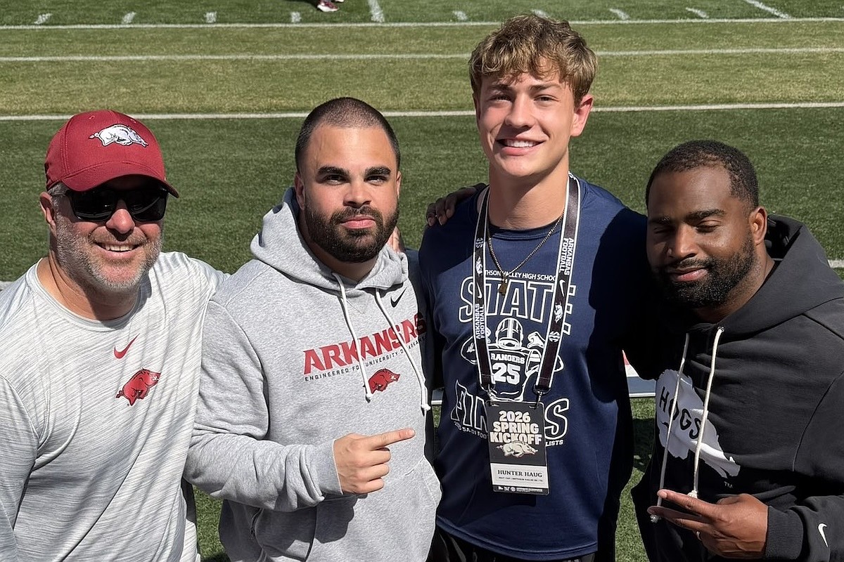 Arkansas a real contender for 4-star safety Hunter Haug | Northwest ...
