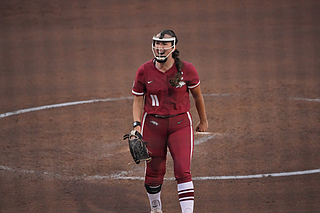 Robyn Herron shines, No. 7 Arkansas softball blanks No. 5 Texas in Game ...