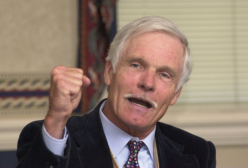 CNN founder Ted Turner, a brash and outspoken television pioneer, has ...