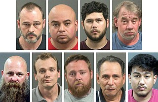 Northwest Arkansas sting operation results in 9 area men accused of ...