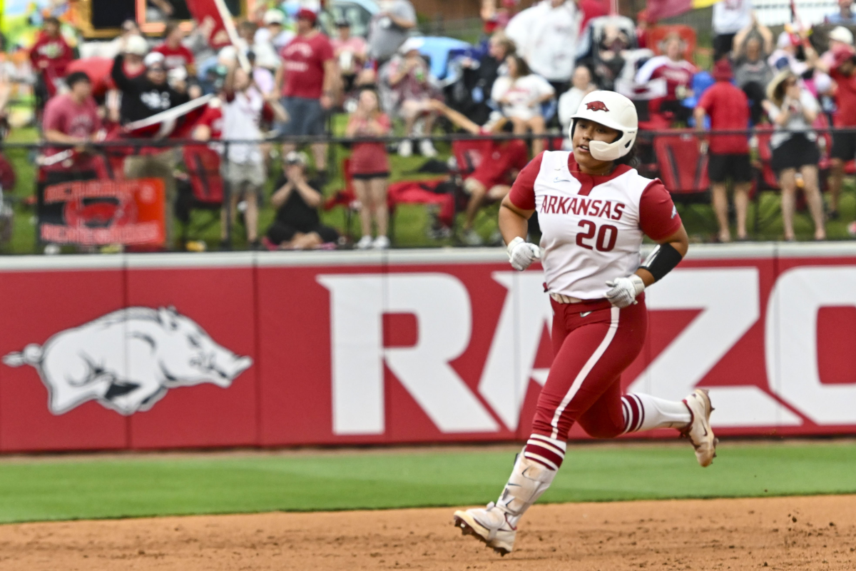 Arkansas softball homers 3 times, blows out Fordham in NCAA Tournament ...