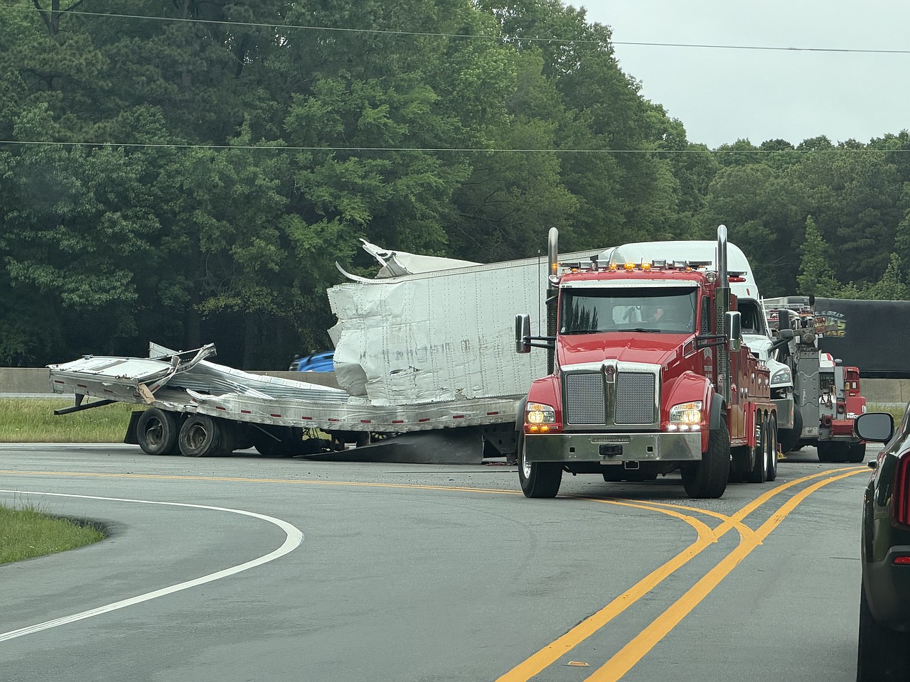 Wreck On I30 Today