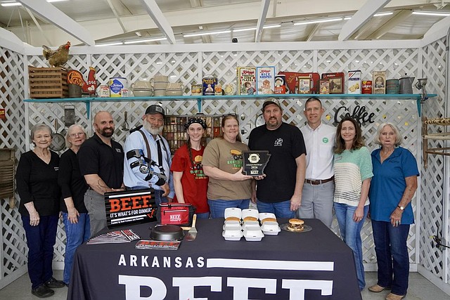 Staff of Eoff’s Food Trailer and representatives of the Arkansas Beef ...