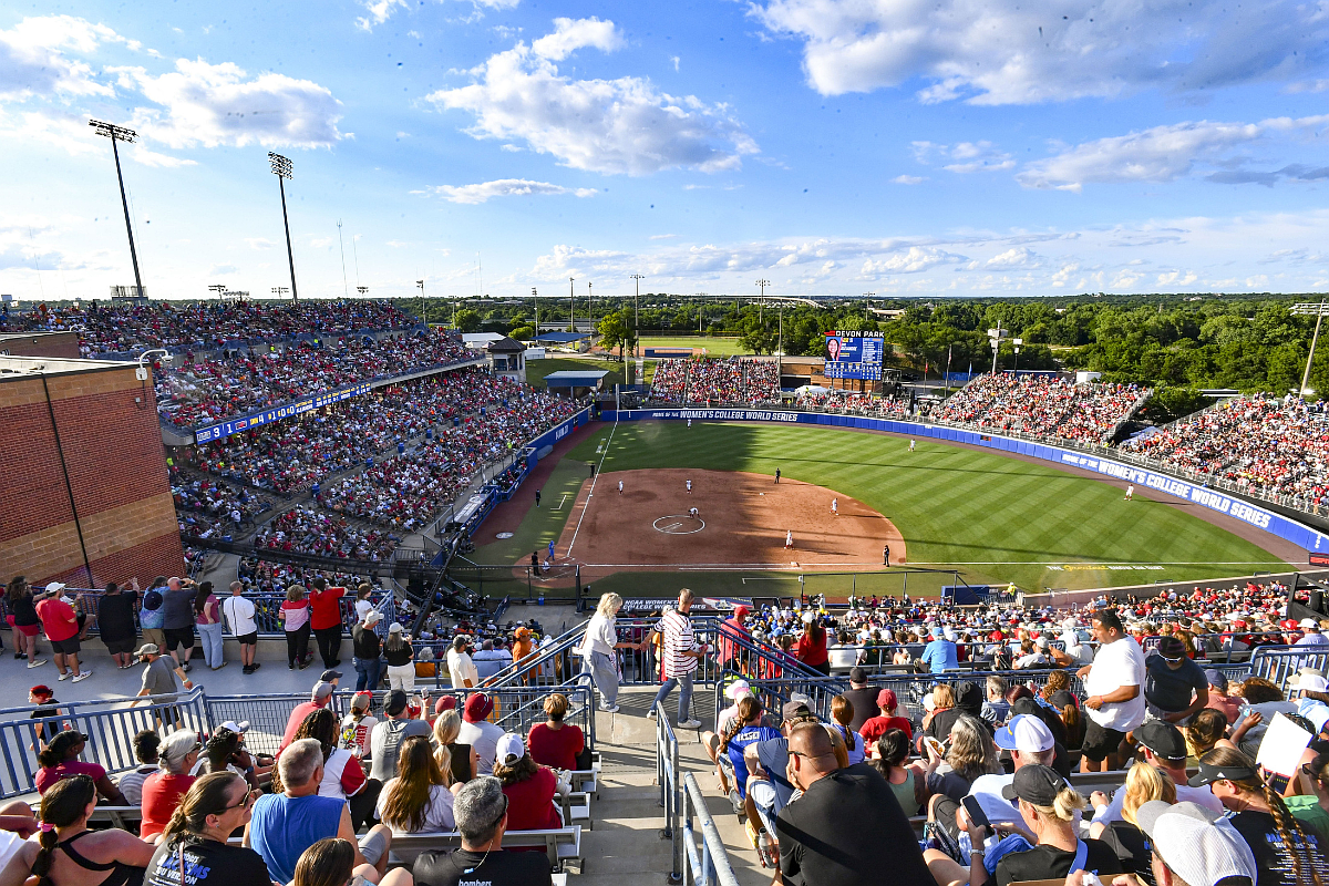 Fans watch from the stands, Thursday, May 28, 2026, the opening round ...
