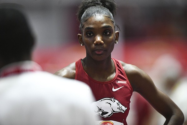 'Year of Sanu': How Arkansas track's Sanu Jallow-Lockhart turned doubt ...