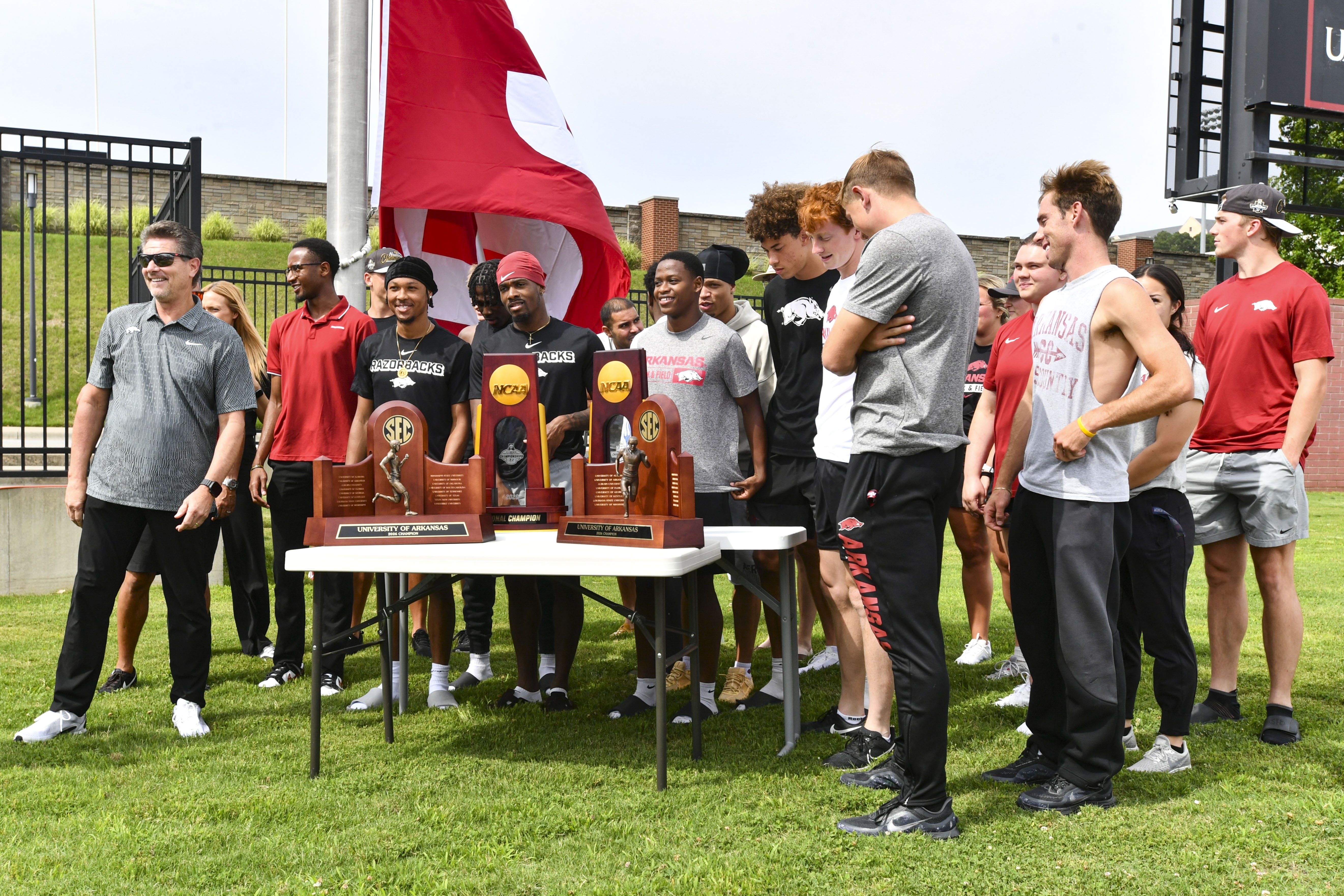 Arkansas men's track and field celebrates banner season with updated ...