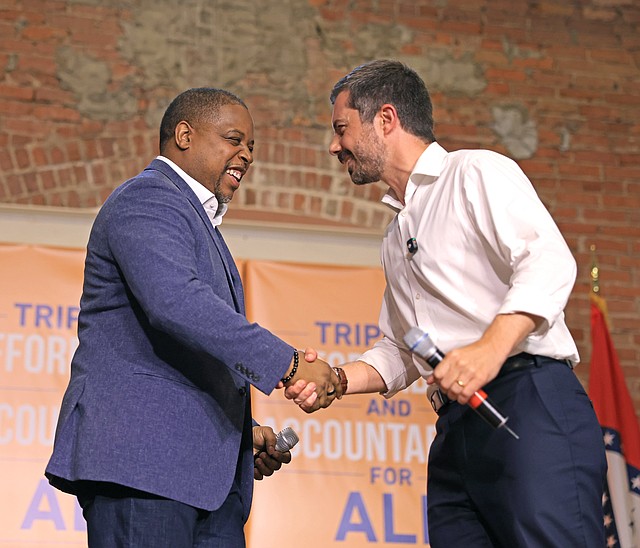 Pete Buttigieg rallies for Chris Jones in Little Rock | The Arkansas ...