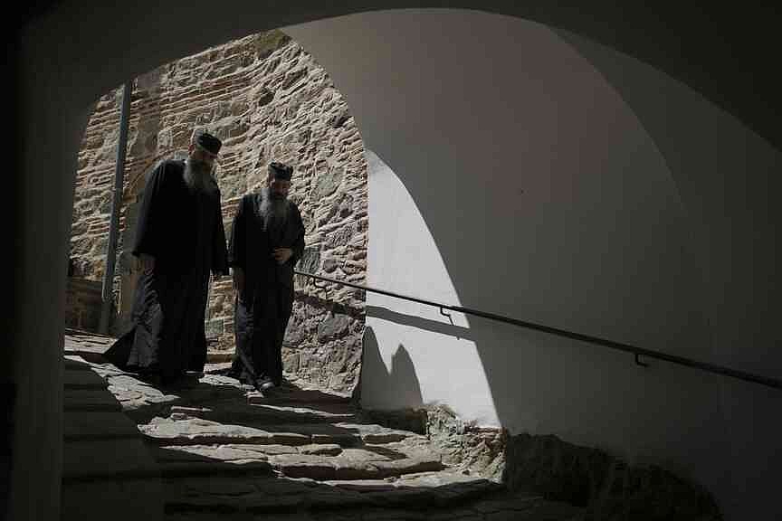 Meet the Mount Athos monks living at Simonos Petra monastery in ...