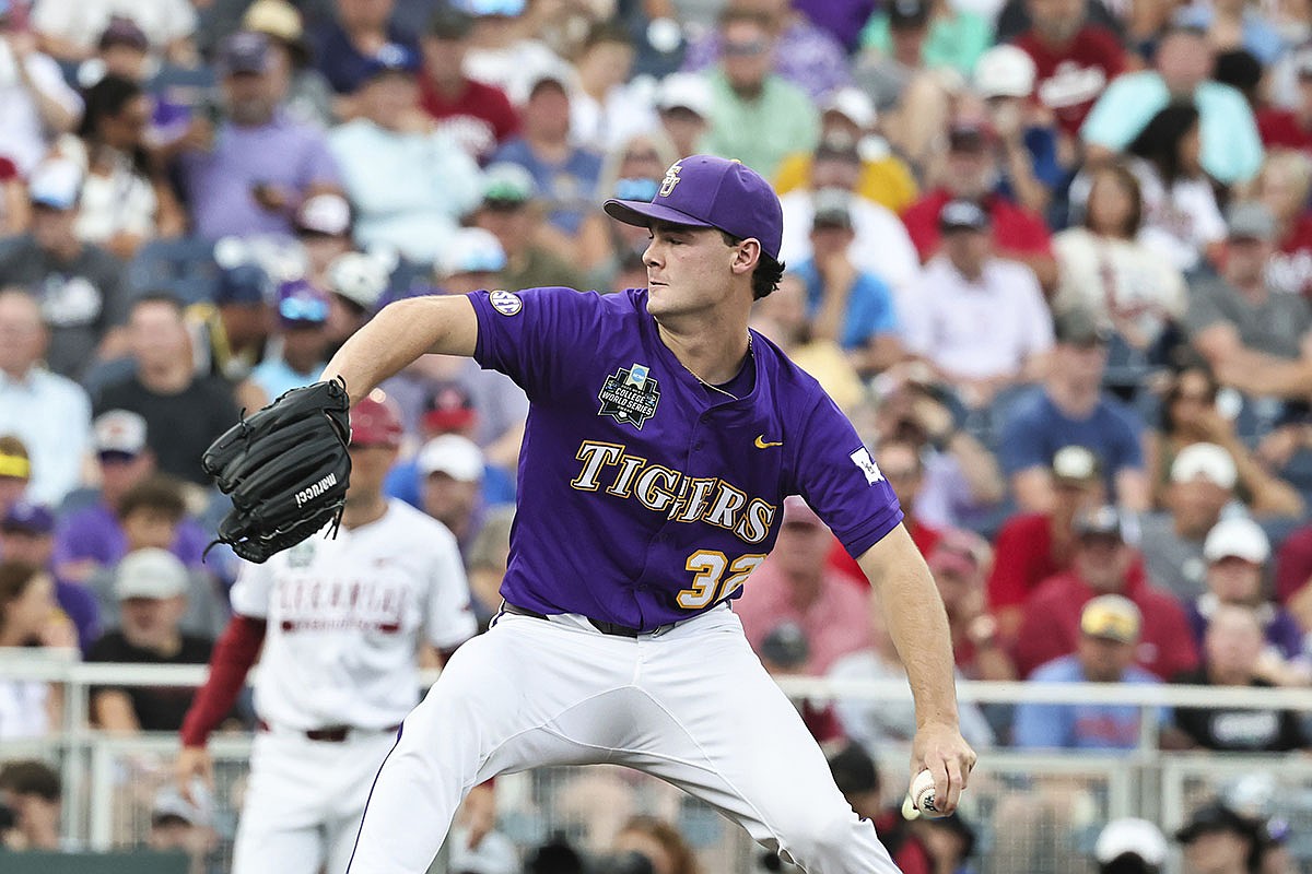 LSU lefty Kade Anderson shuts down Arkansas in CWS showdown ...