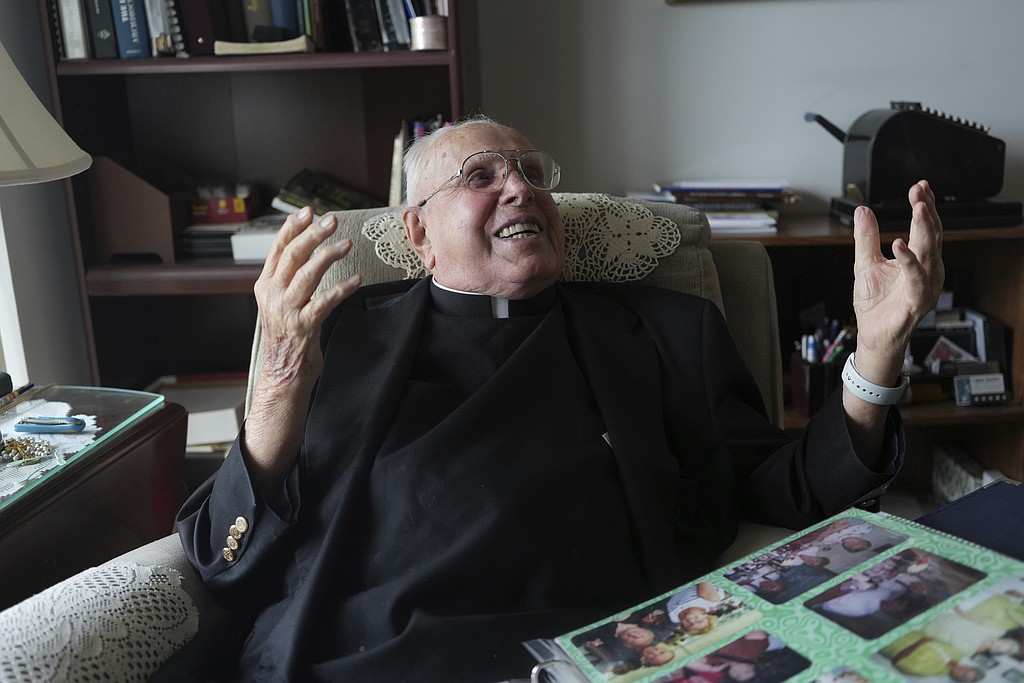 At 100, this globetrotting priest still bakes pies, enjoys opera and ...