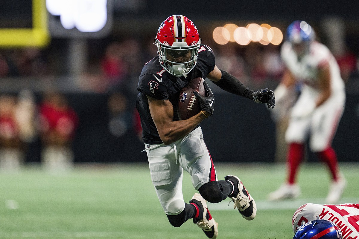 Falcons receiver Darnell Mooney’s status for opener may be game-time ...