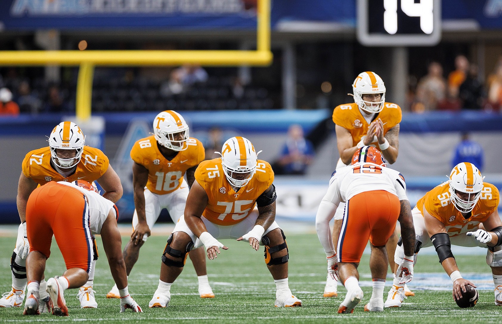 Jesse Perry, readjusted O-line shine immediately for Vols | Chattanooga ...