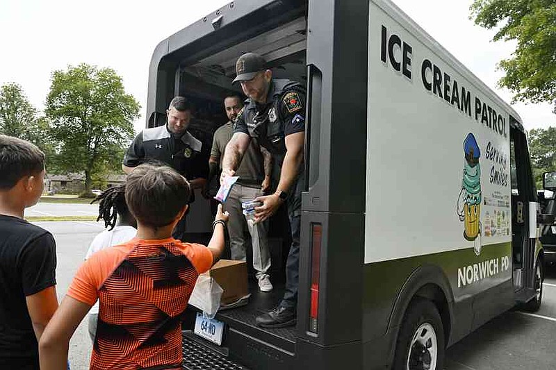 Police ice cream trucks seek to portray officers in positive light ...