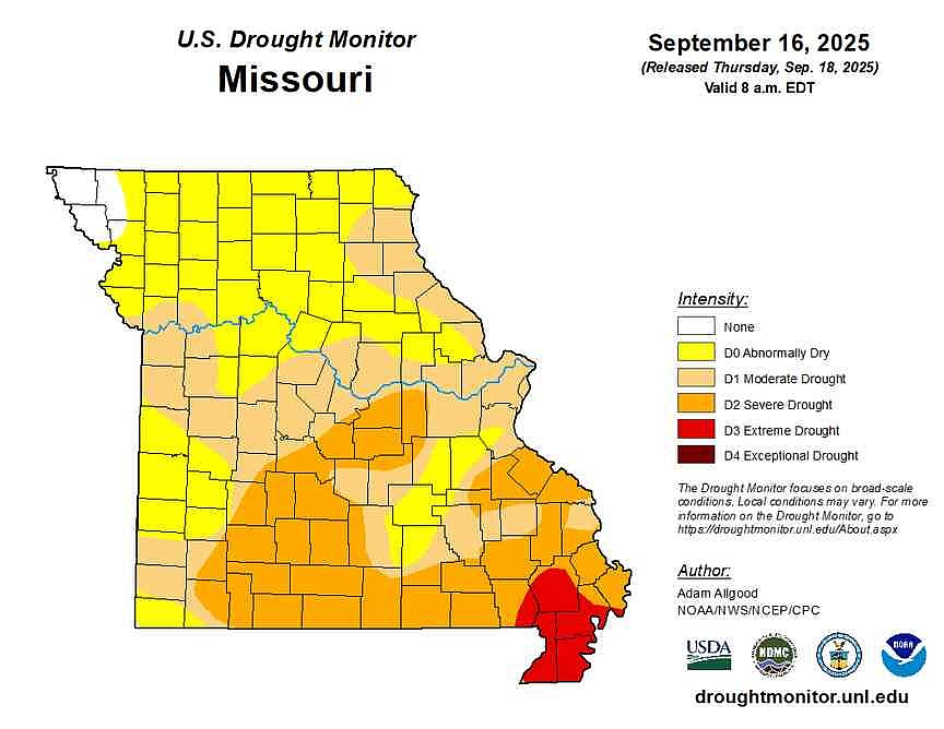 Keep reporting drought conditions, DNR urges | Jefferson City News Tribune