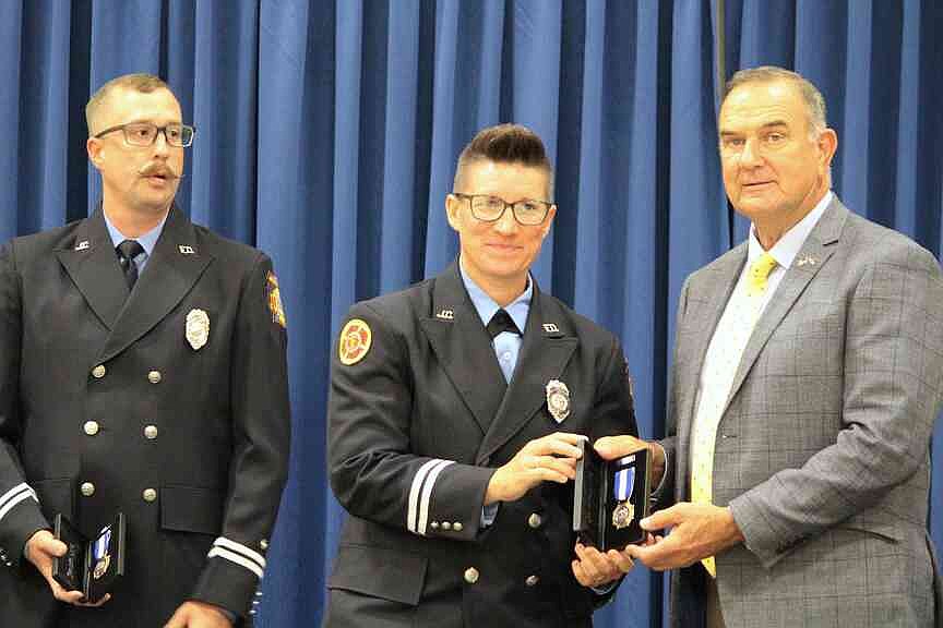 Kehoe awards Jefferson City firefighters Governor’s Medal | Jefferson ...