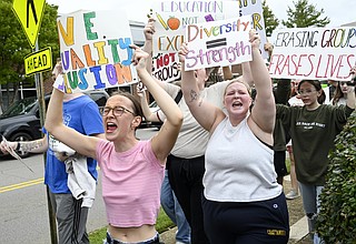 UTC students protest against rollback of DEI programs on campus ...