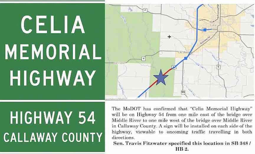 Part of Highway 54 to be named Celia Memorial Highway | Fulton Sun