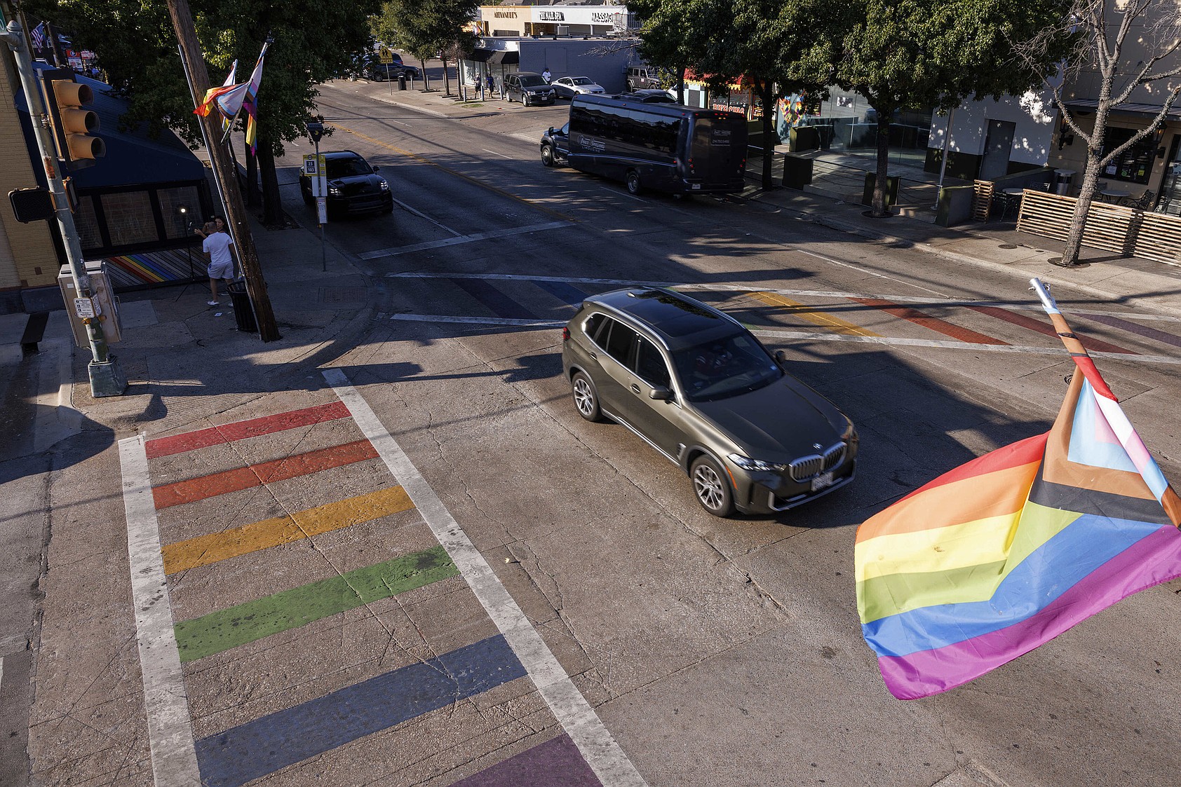 Dallas waiting to hear if rainbow crosswalks are legal as Texas ...