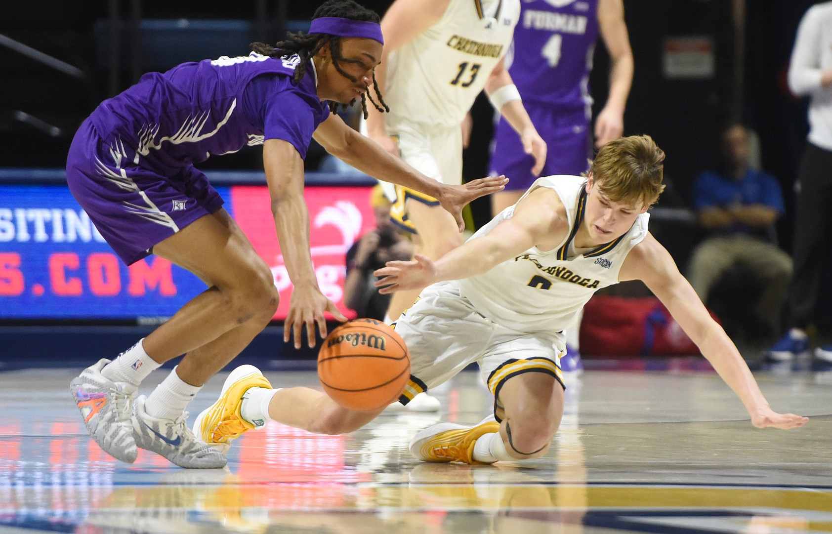 Home at last, UTC men still struggle in double-digit loss to Furman ...