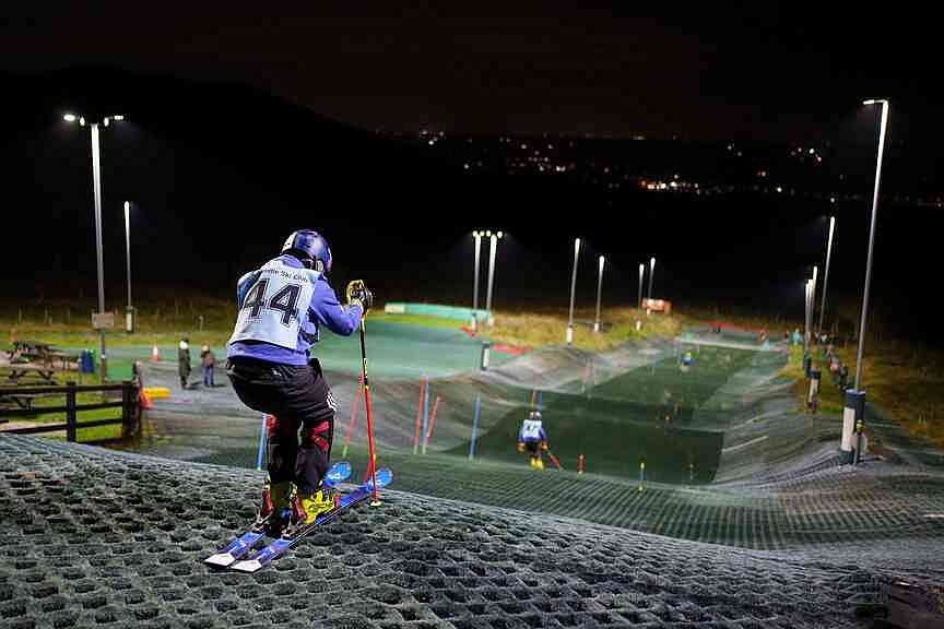 No snow, no problem: The plastic slope surrounded by sheep that ...
