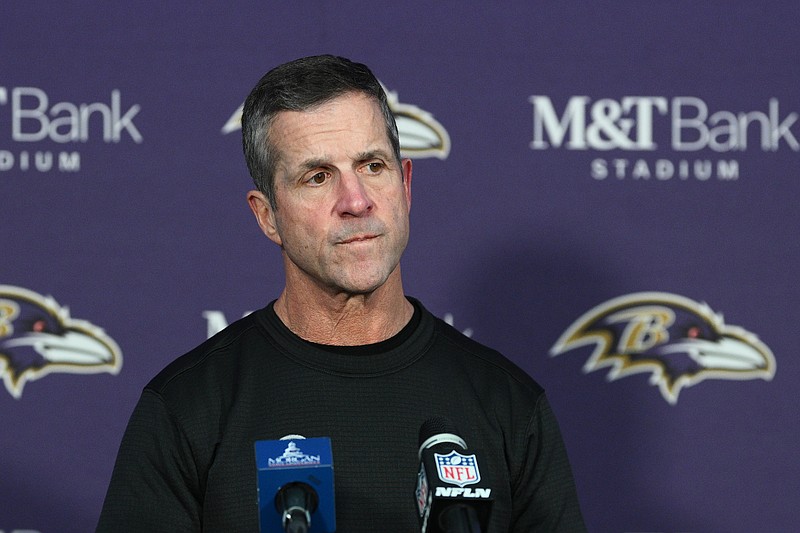 Falcons interview former Ravens coach John Harbaugh as they continue ...