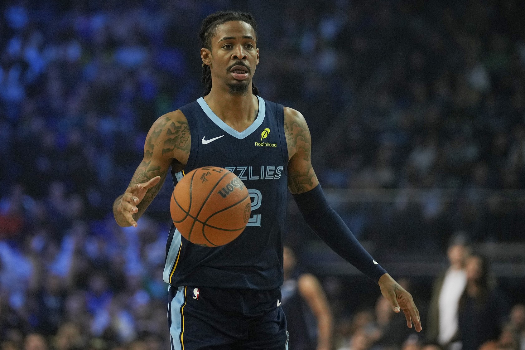 Grizzlies star Ja Morant points to tattoo as symbol of loyalty to team ...