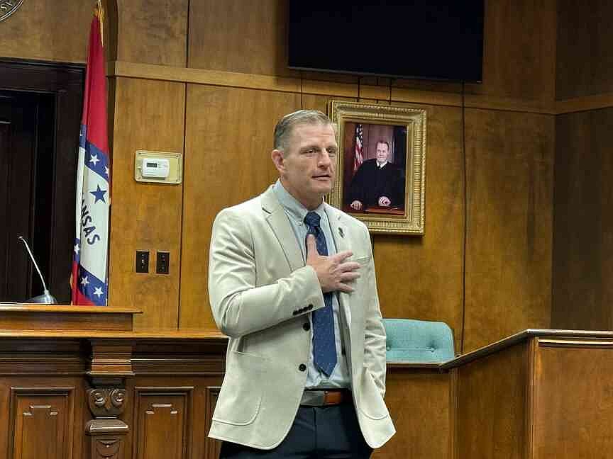 Republican candidate for Arkansas Secretary of State Bryan Norris ...
