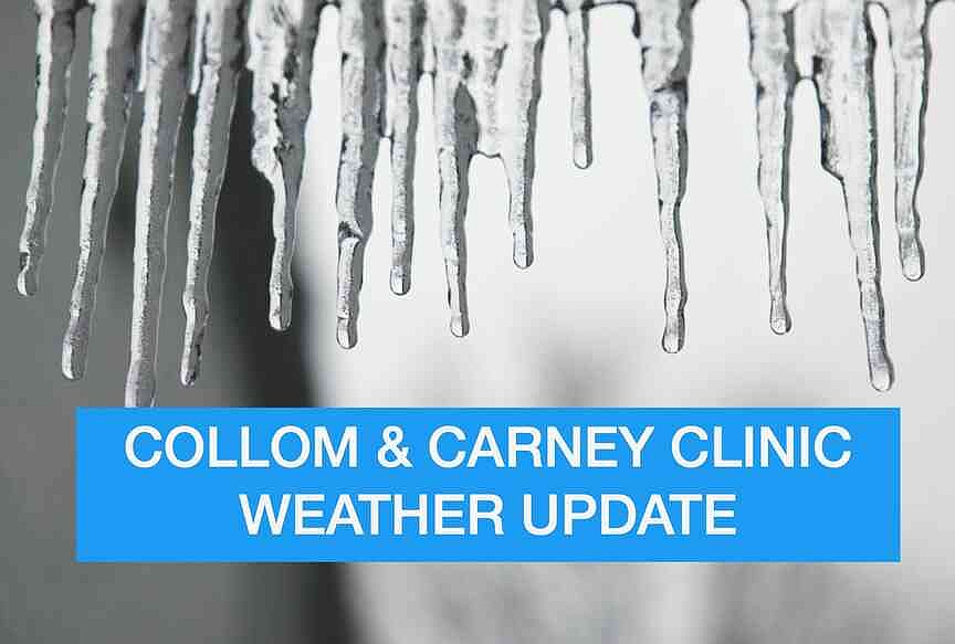 WINTER STORM FERN | Collom & Carney closing clinics Monday | Texarkana ...