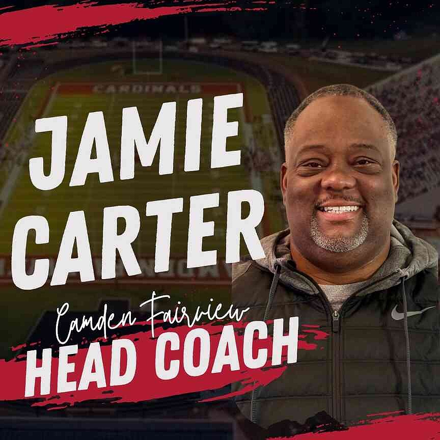 Jamie Carter named Camden Fairview head football coach, assistant ...