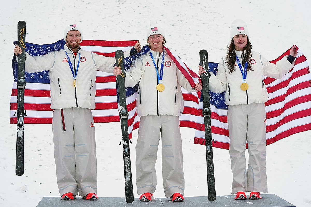 Aerials team delivers US its record 11th gold medal at Winter Olympics ...
