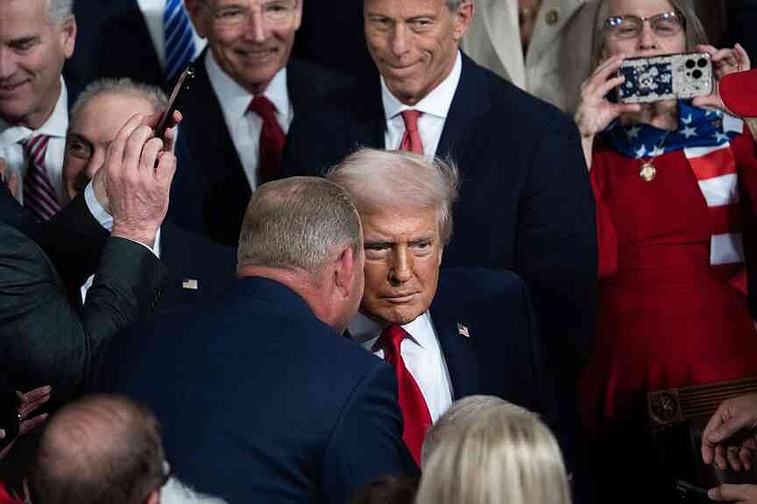 Trump strikes defiant tone in State of the Union address | Jefferson ...