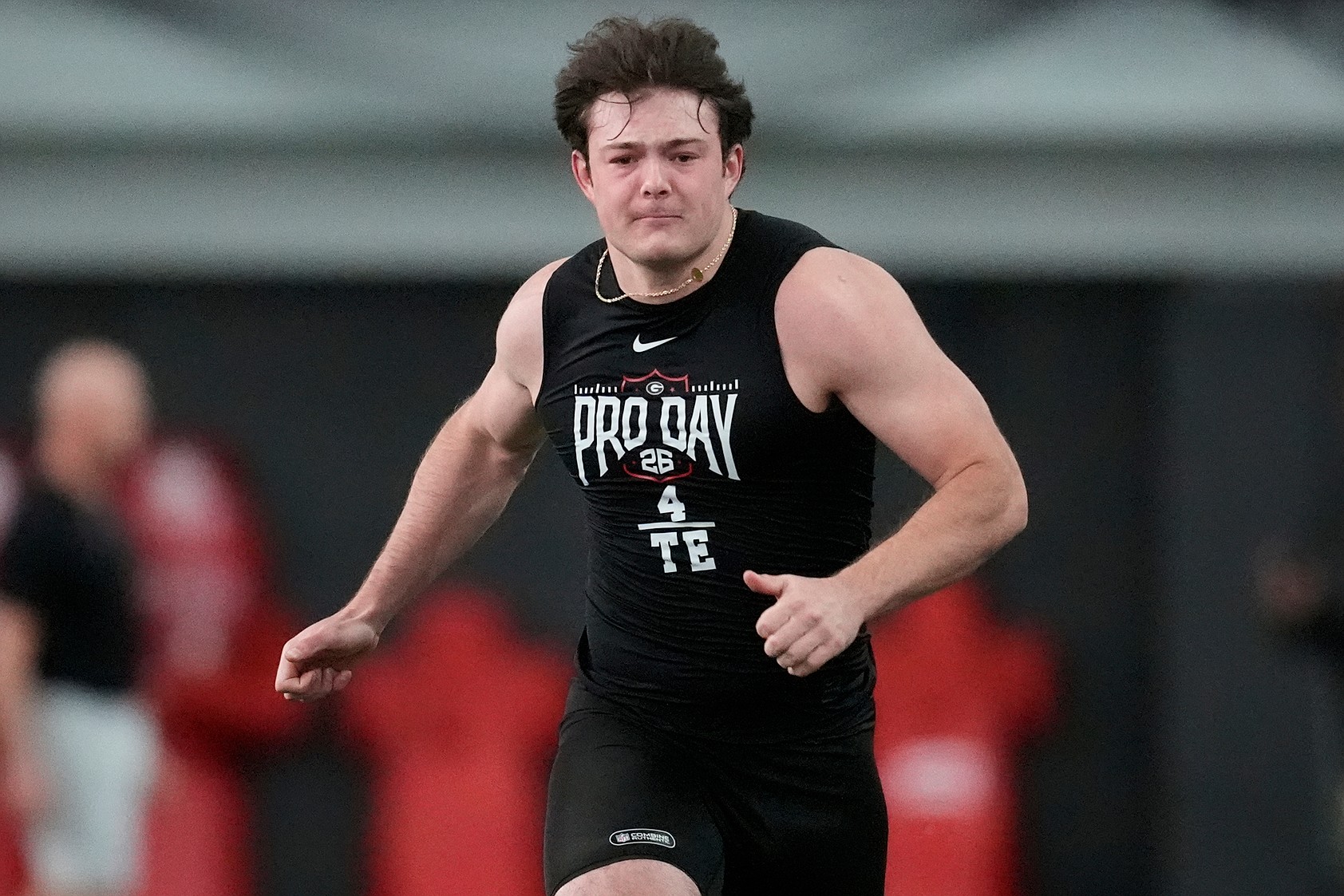 Georgia pro day showcases tight end Oscar Delp’s healthy talent ...