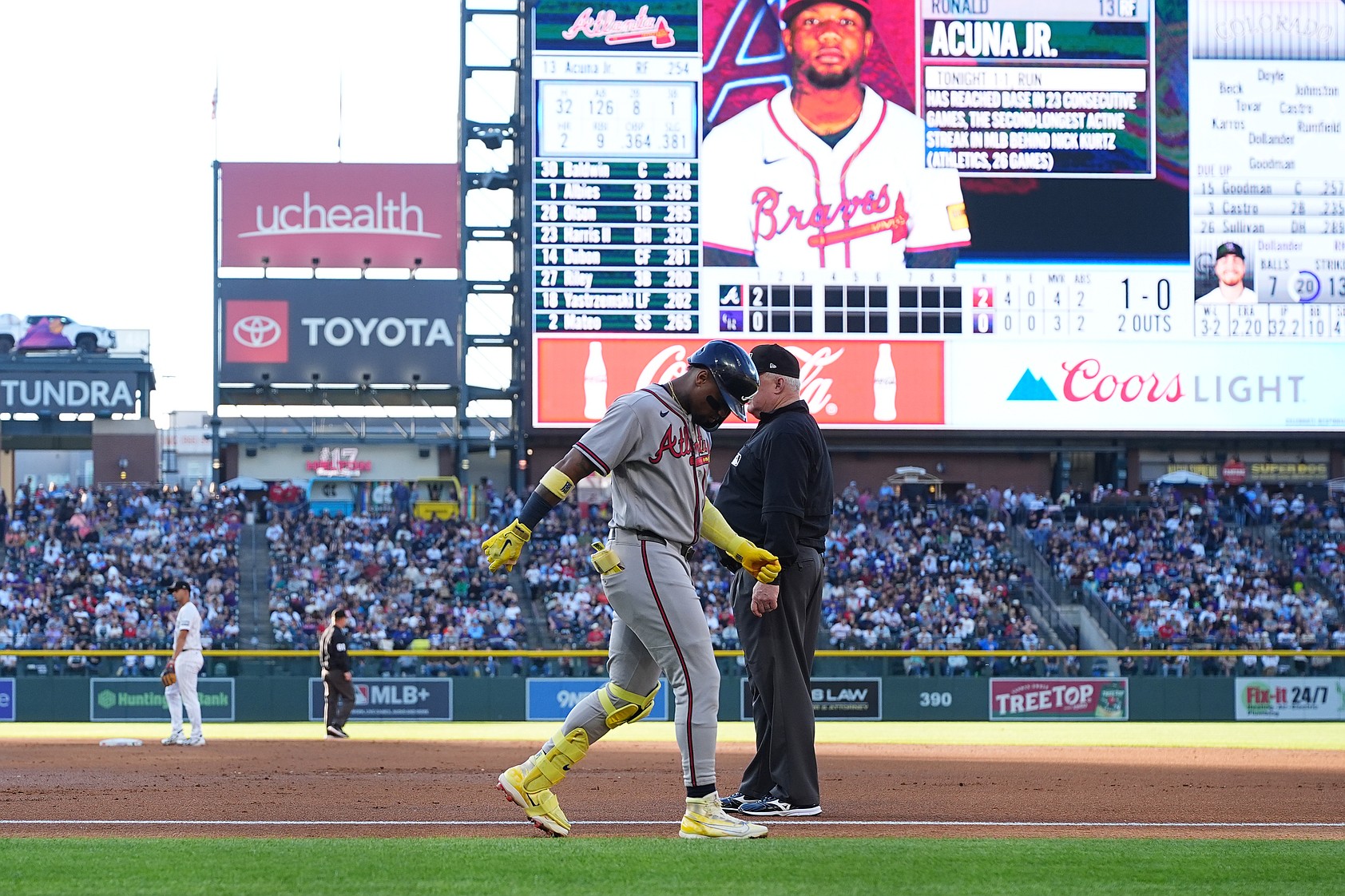 Braves rout Rockies after Ronald Acuña Jr. exits game with injury ...