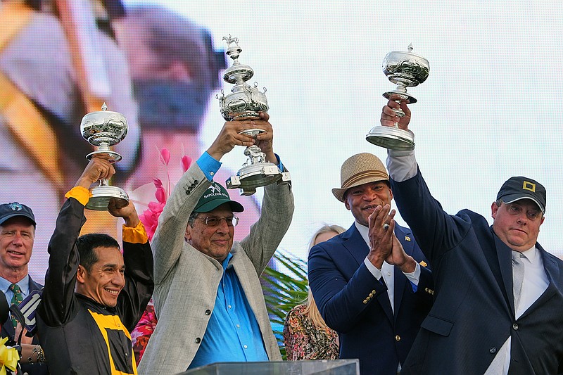 Napoleon Solo holds off Iron Honor to win Preakness Stakes at Laurel ...