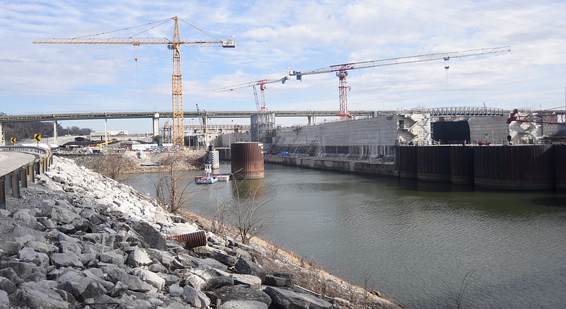 Staff file photo by Matt Hamilton / Work continues on the Chickamauga ...